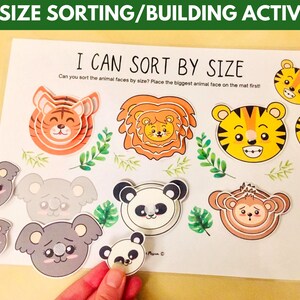 Jungle Animal Busy Book, Busy Book Printable, Printable Busy Book ...