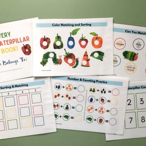 Busy Book Bundle, the Very Hungry Caterpillar Busy Book, Toddler Busy ...