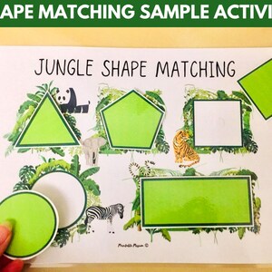 Jungle Animal Busy Book, Busy Book Printable, Printable Busy Book ...