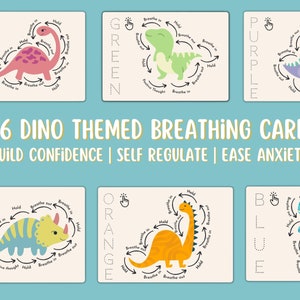 Dinosaur Mindfulness Breathing Exercises for Kids, Anxiety Relief ...