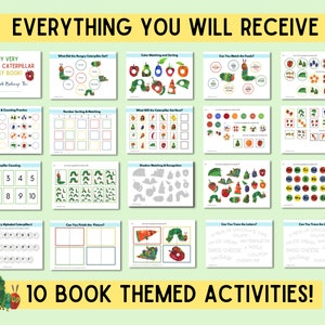 Busy Book Bundle, the Very Hungry Caterpillar Busy Book, Toddler Busy ...