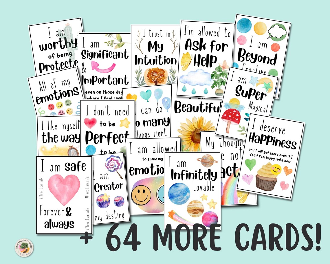 EMDR Cognition Cards for Kids Positive Belief Cards EMDR - Etsy