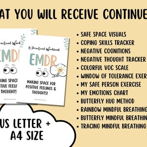 EMDR Workbook for Kids, Therapy Worksheets, EMDR Resources, EMDR ...