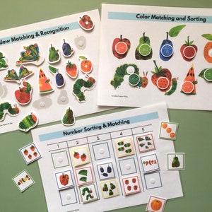 Busy Book Bundle, the Very Hungry Caterpillar Busy Book, Toddler Busy ...