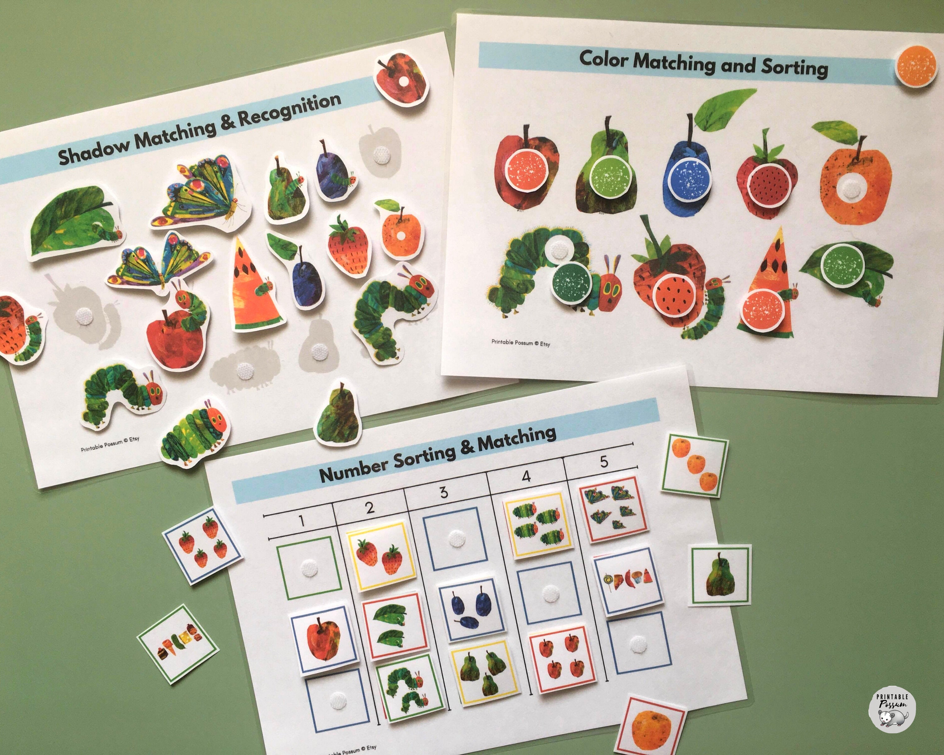 Busy Book Bundle, the Very Hungry Caterpillar Busy Book, Toddler Busy ...