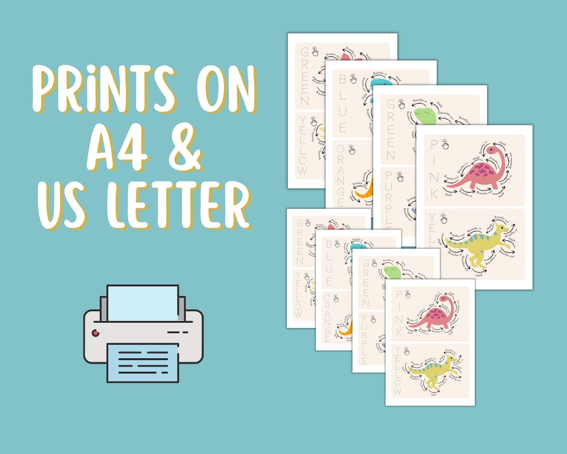 Dinosaur Mindfulness Breathing Exercises for Kids, Anxiety Relief ...