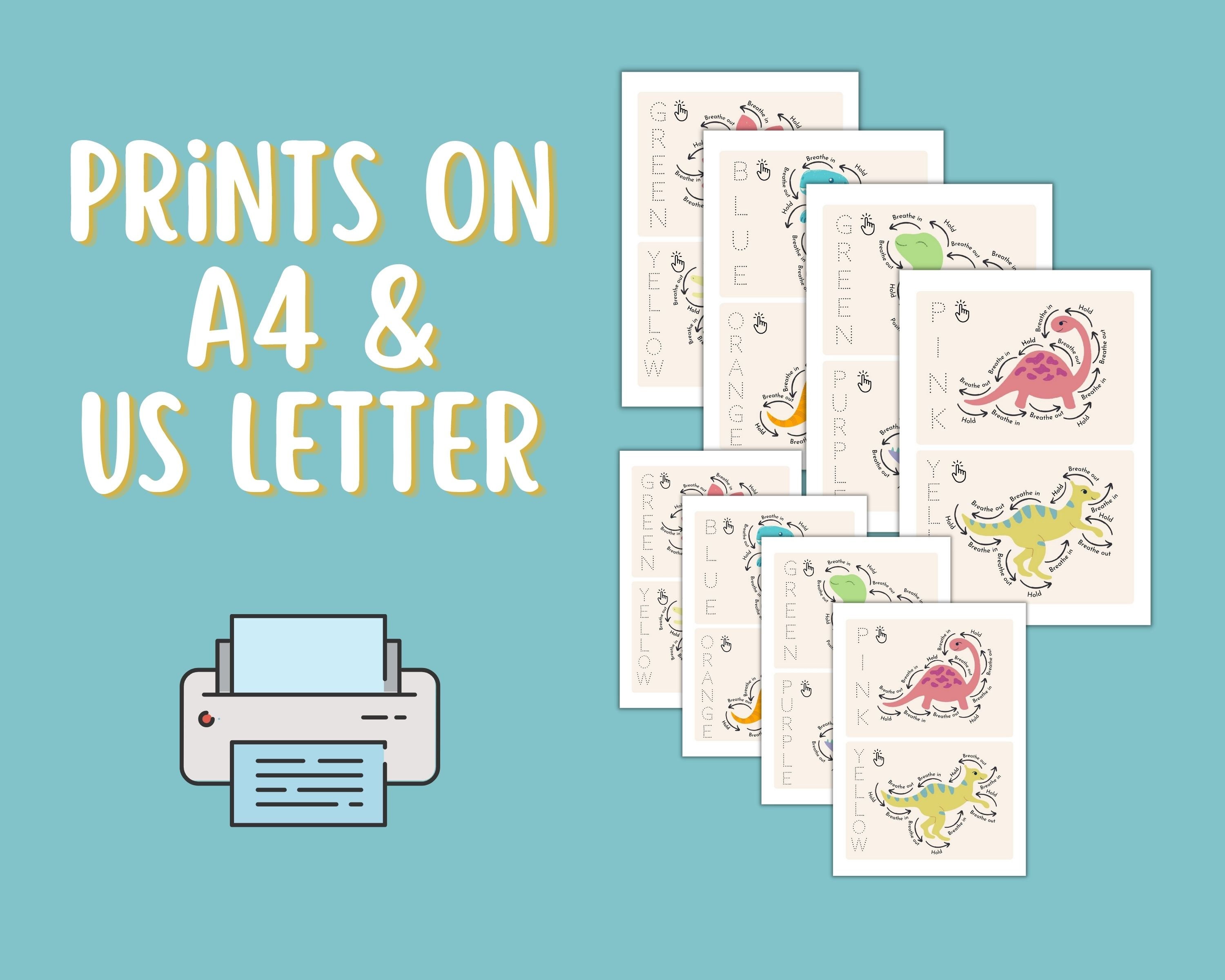 Dinosaur Mindfulness Breathing Exercises for Kids, Anxiety Relief ...