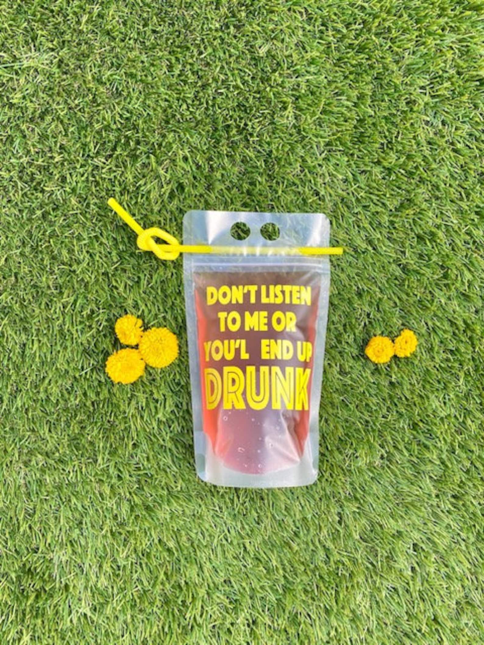 Reusable Booze Bags; Bridesmaid Booze Bag; Adult Drink Pouches; Custom ...