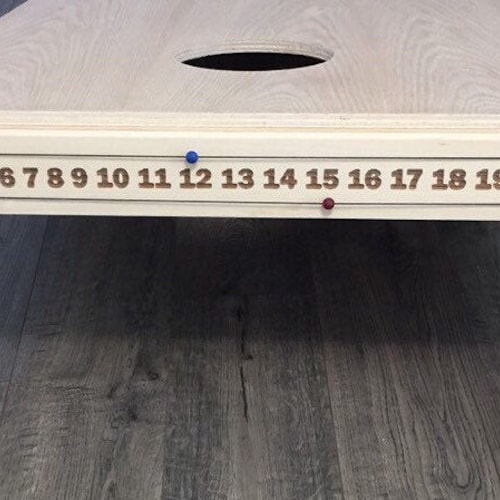 Laser Engraved Wooden Cornhole Scoreboard score Keeper - Etsy