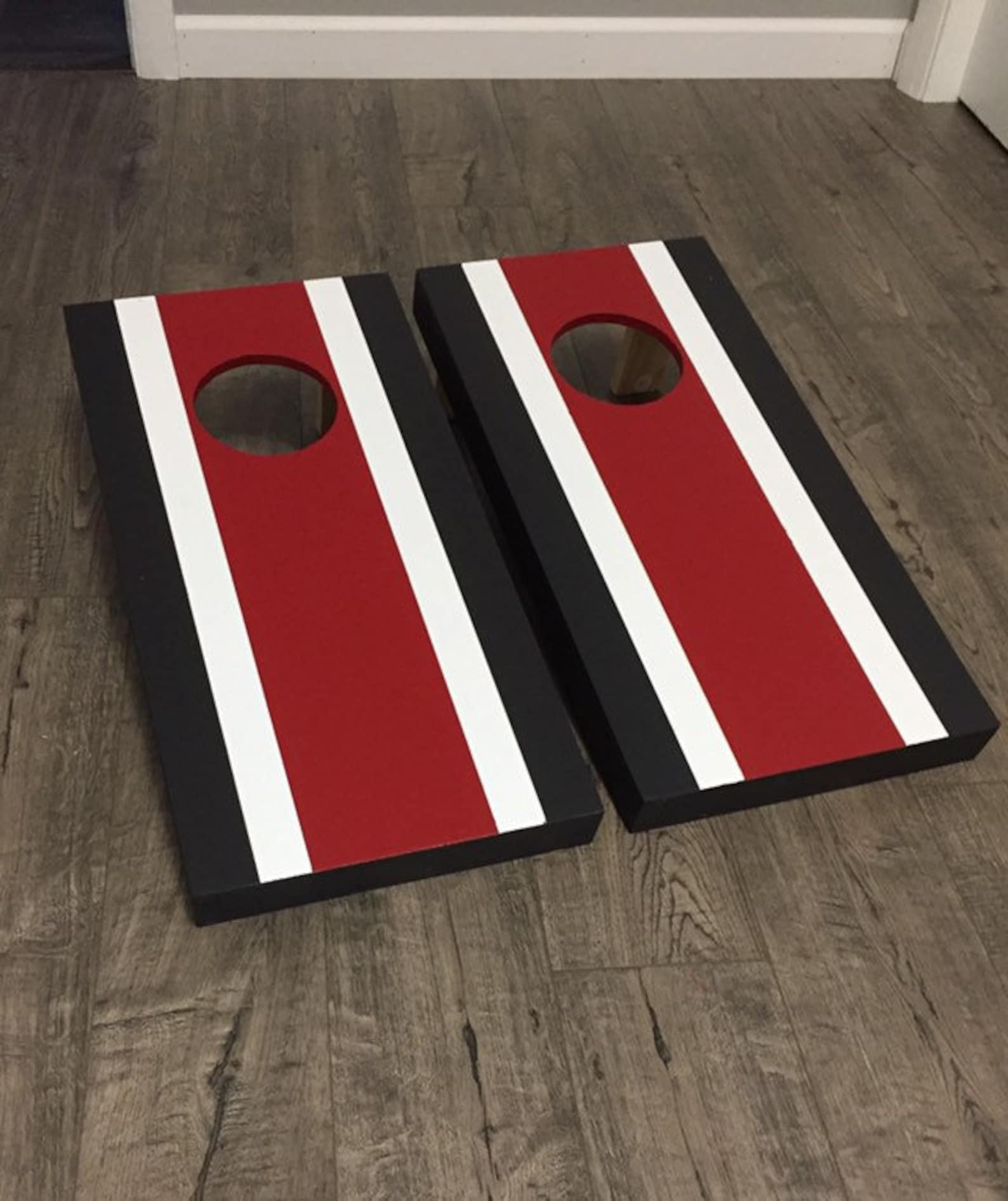 Mini juego de cornhole para niños, para interior y exterior, de 24 x 12 ...