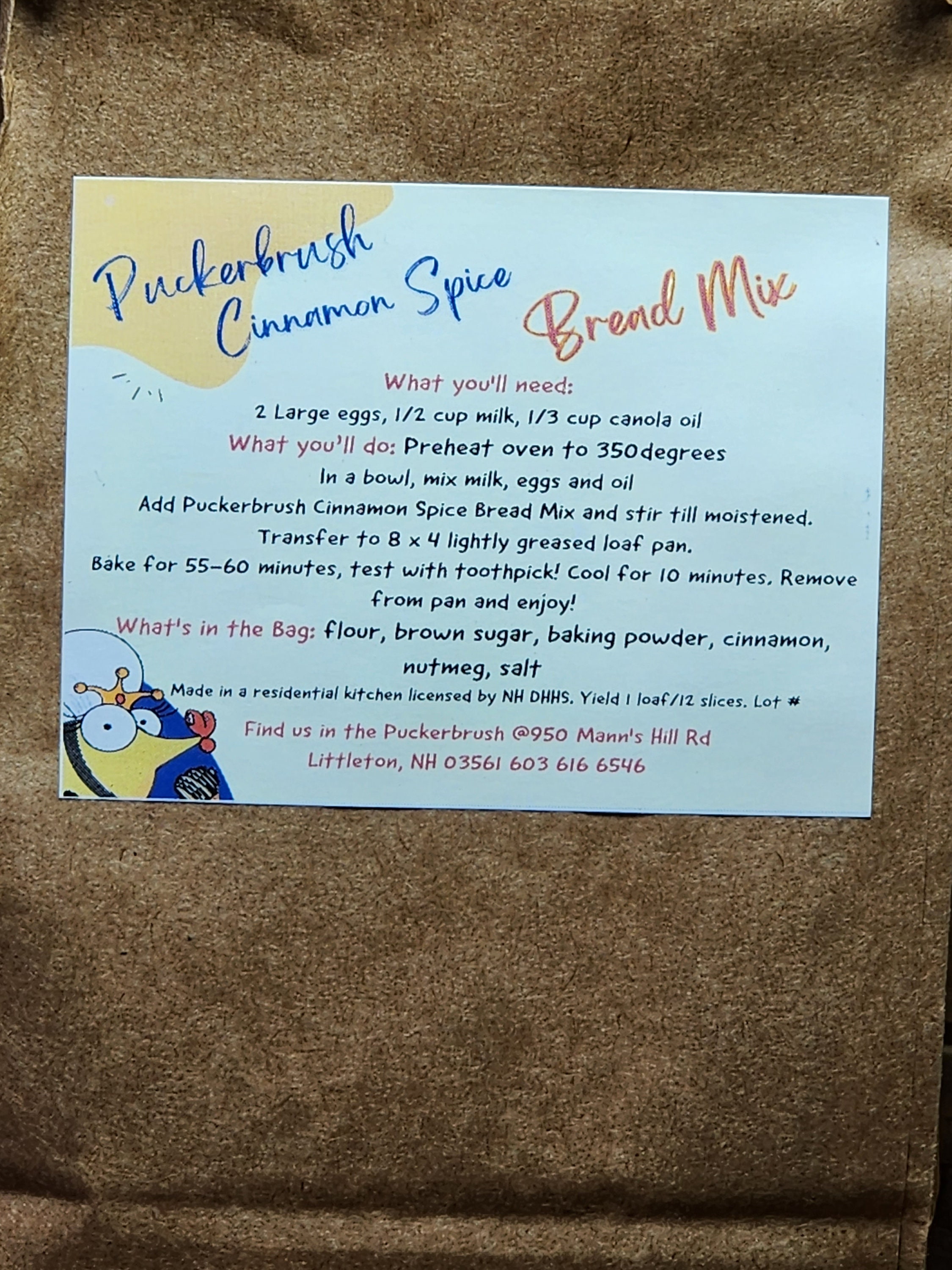 Cinnamon Spice Bread Mix-dry Bread Mix-quick Bread-homemade-small Batch ...