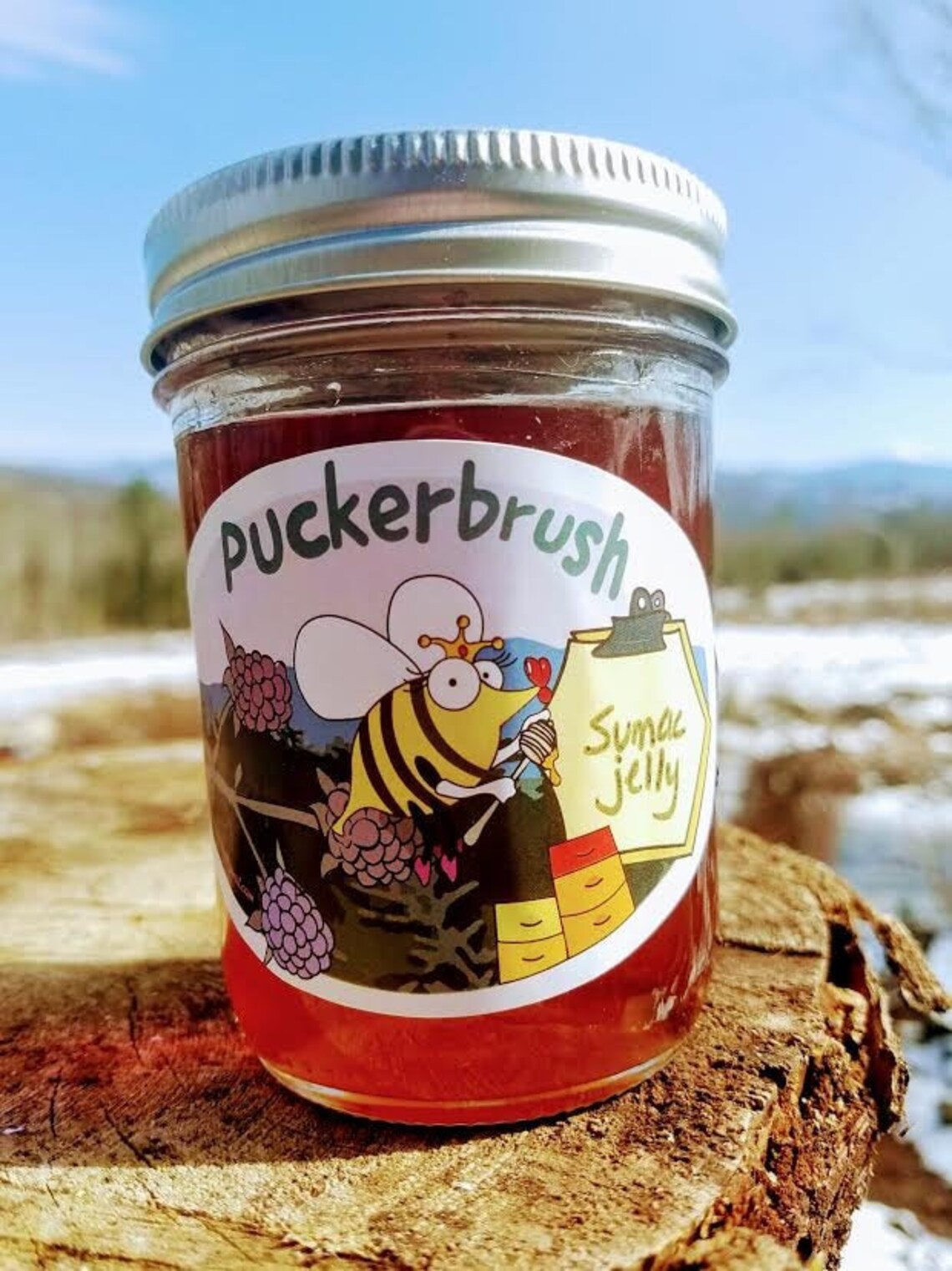Homemade Sumac Jelly - Hand Gathered, New Hampshire Made (8 Ounce Jar ...