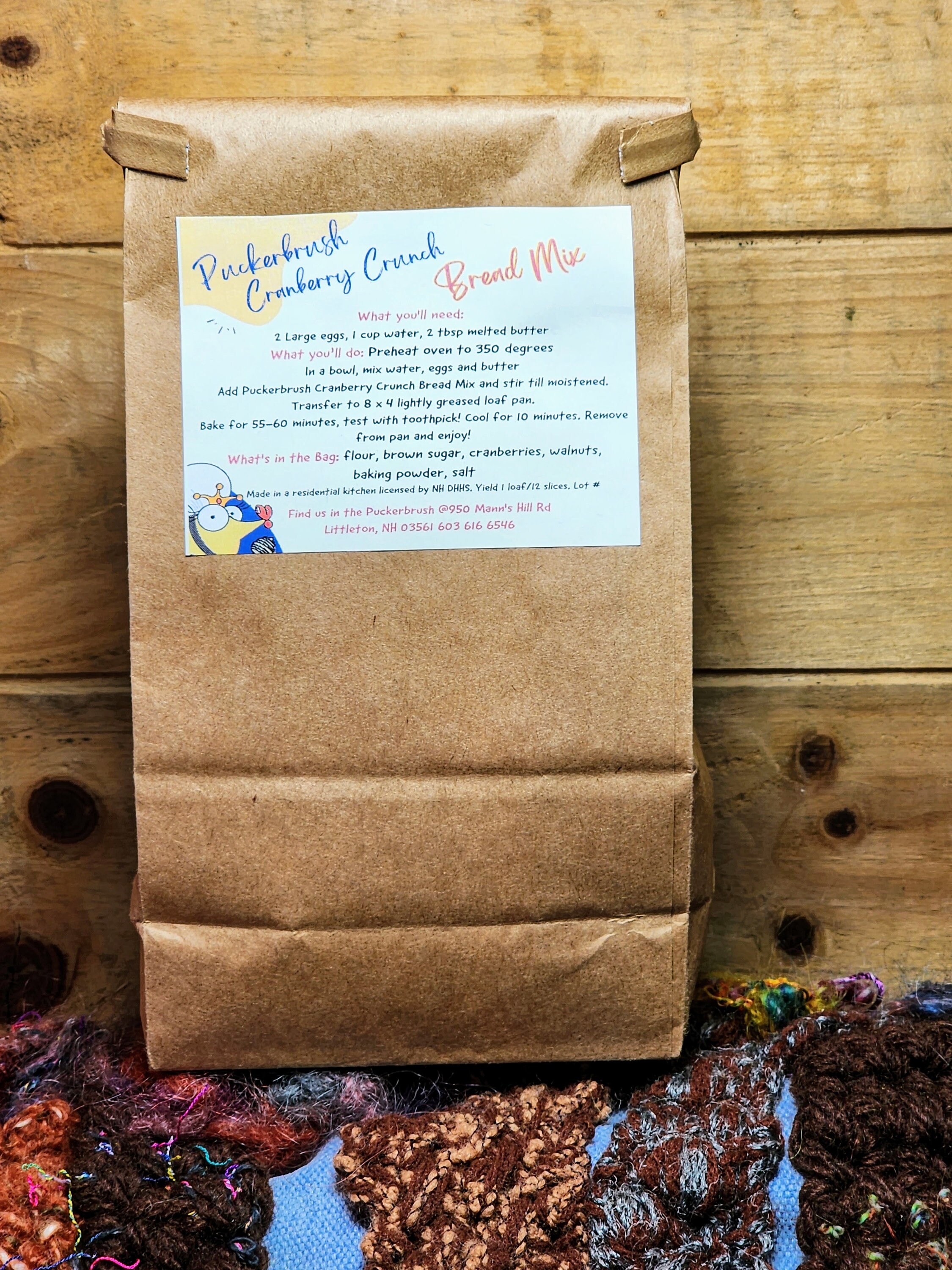 Cranberry Crunch Bread Mix-dry Bread Mix-quick Bread-homemade-handmade ...