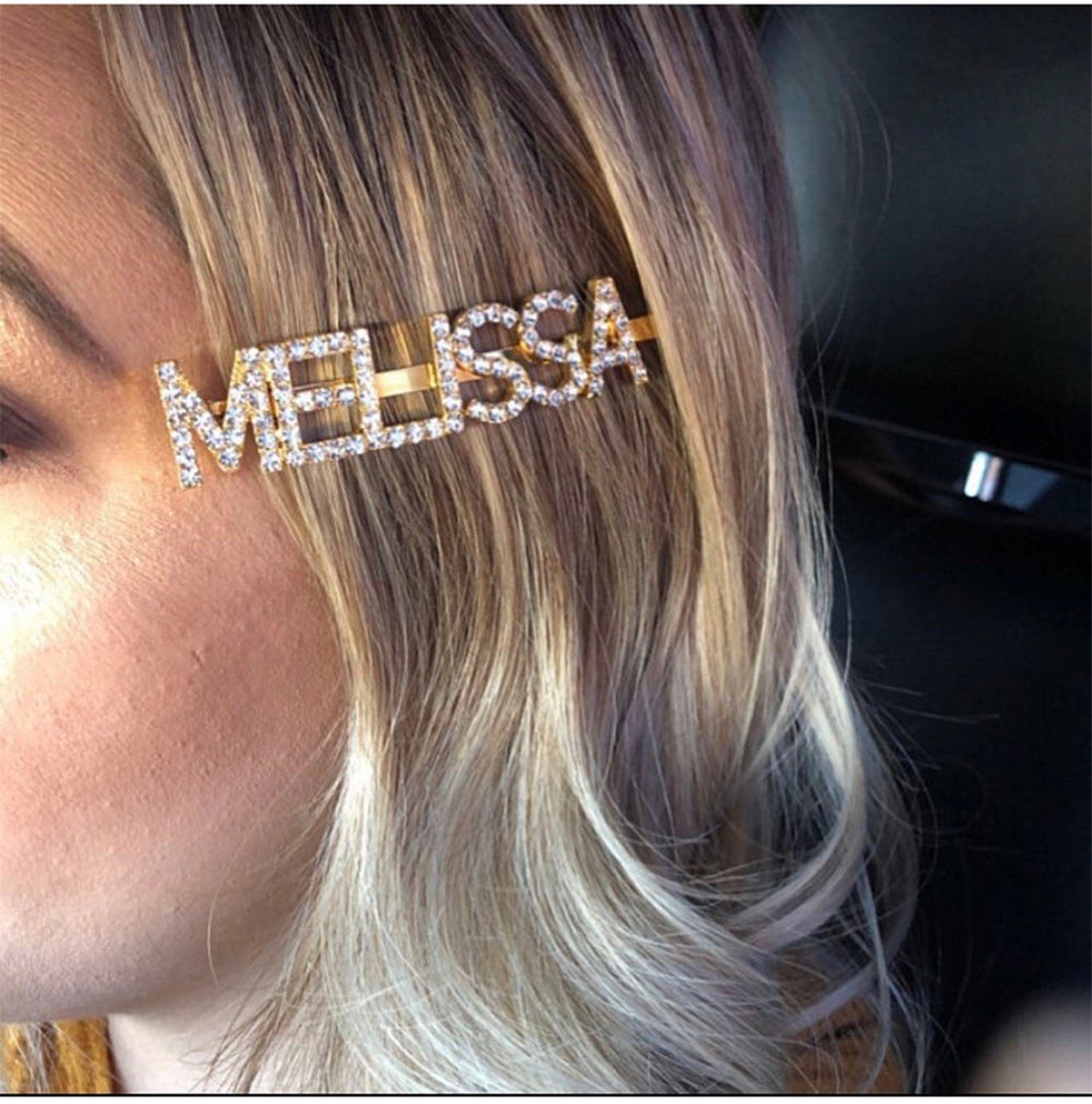 Personalized Name Hair Clipscustom Word Hair Clipcustom | Etsy Canada