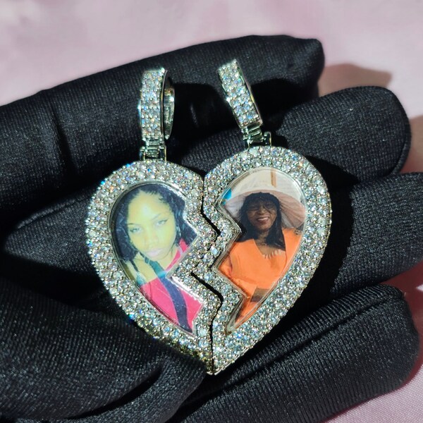 Photo Frame Necklace - Etsy