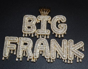 Drippy Name Necklace - Etsy