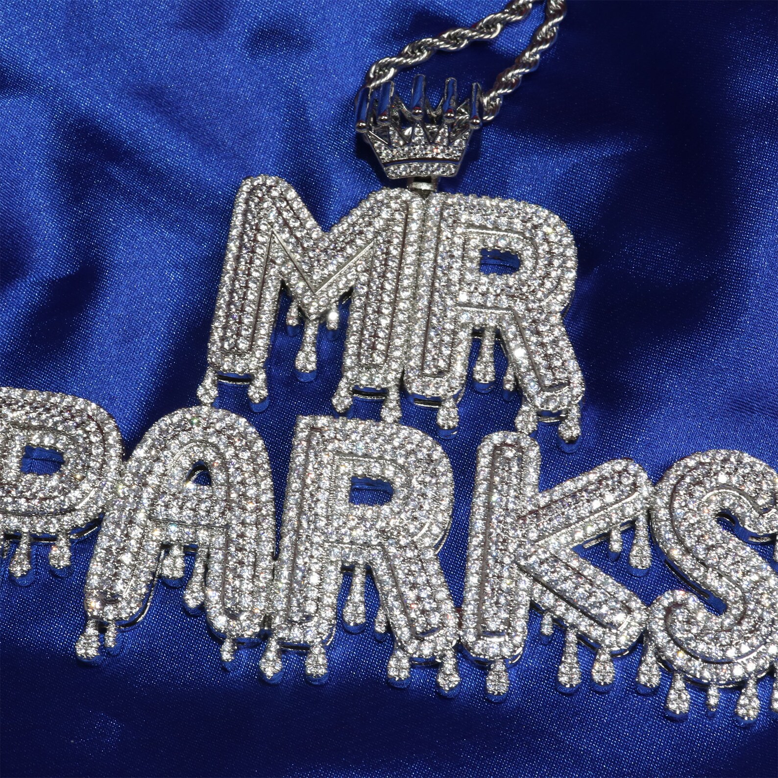 Custom Pendants Necklace With Icy Drip - Etsy