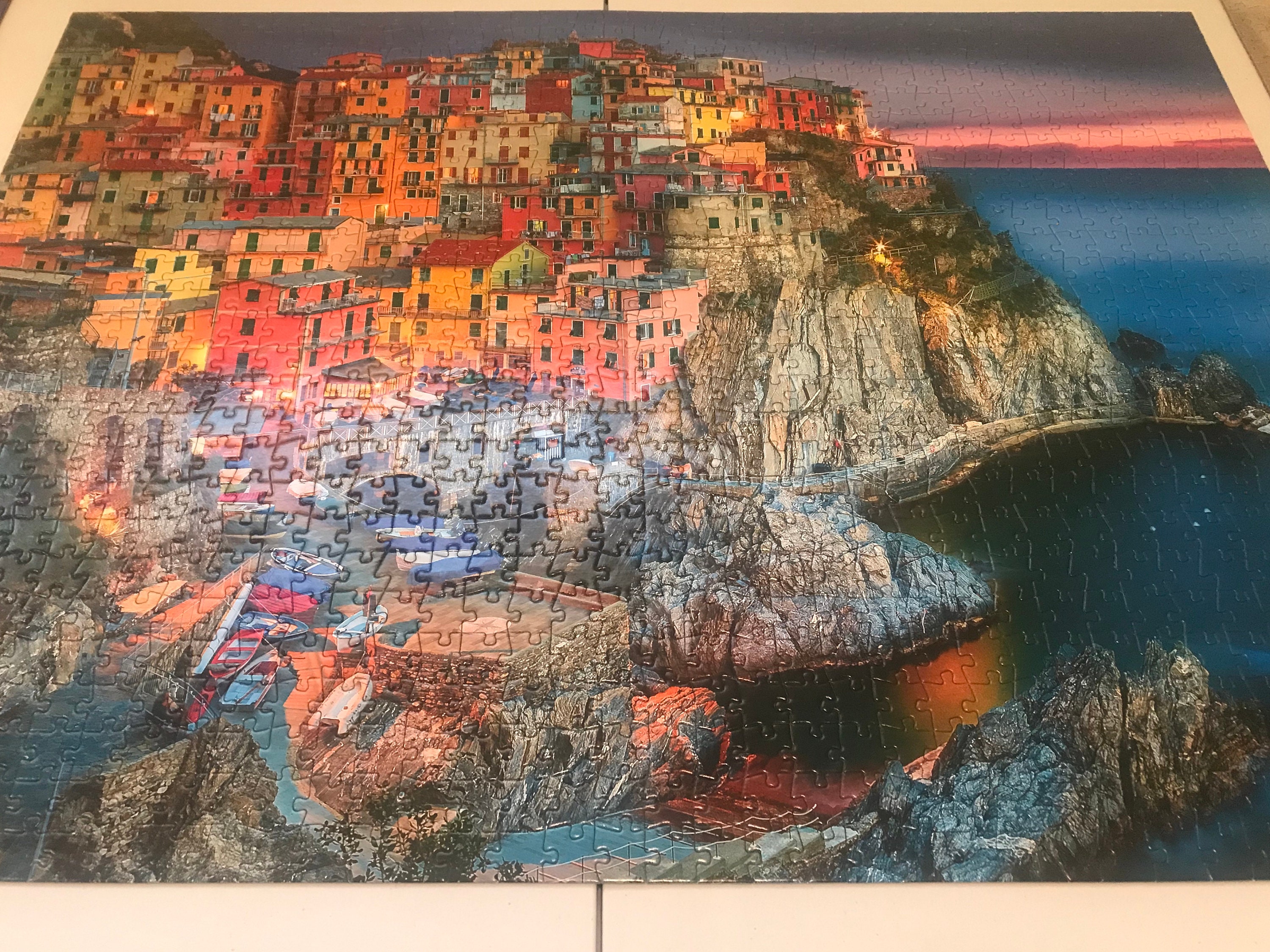 Italian Coast/jigsaw Puzzles/great Wall Decor/20x27 Comes - Etsy