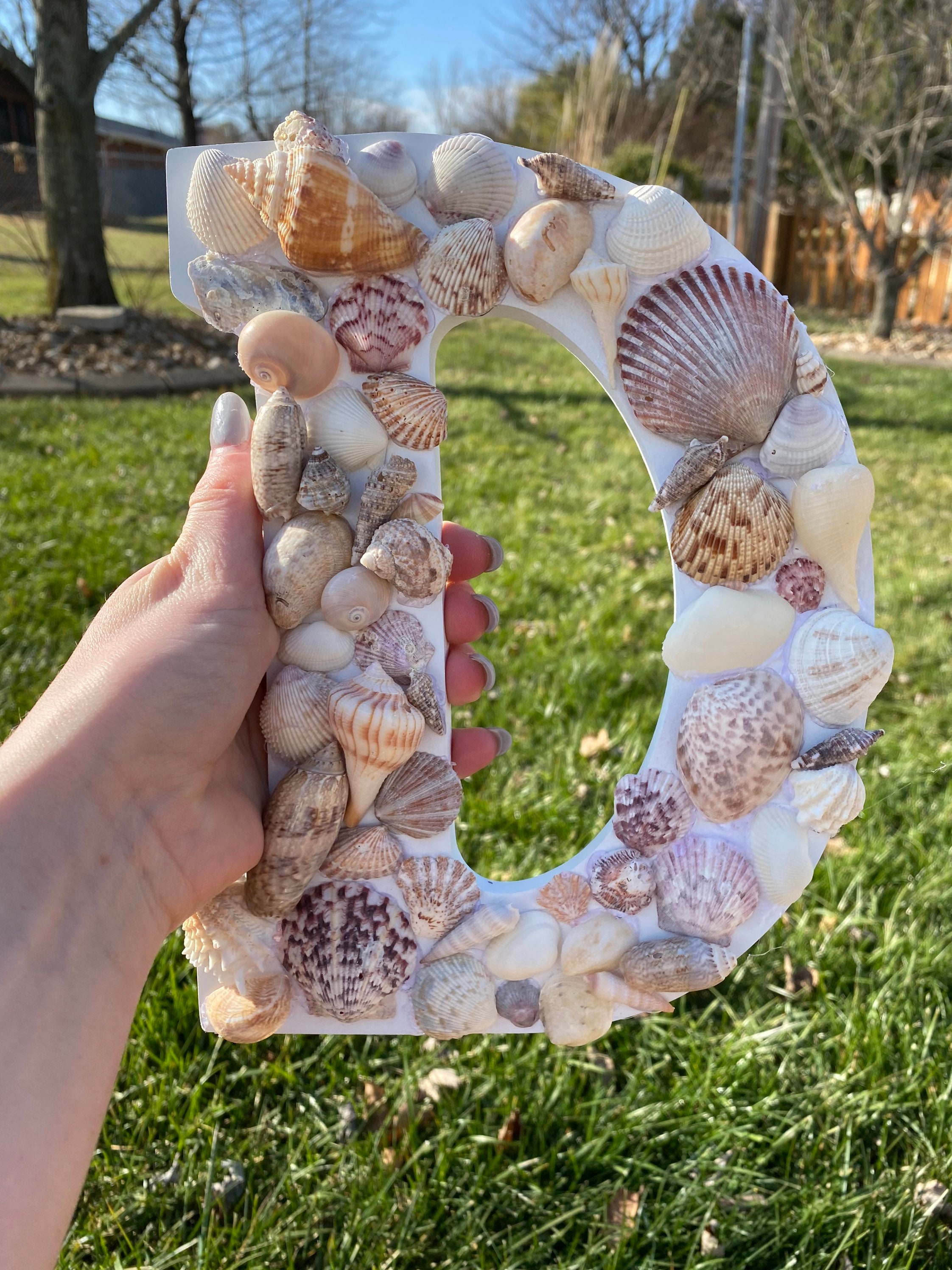 SEASHELL LETTER - Etsy
