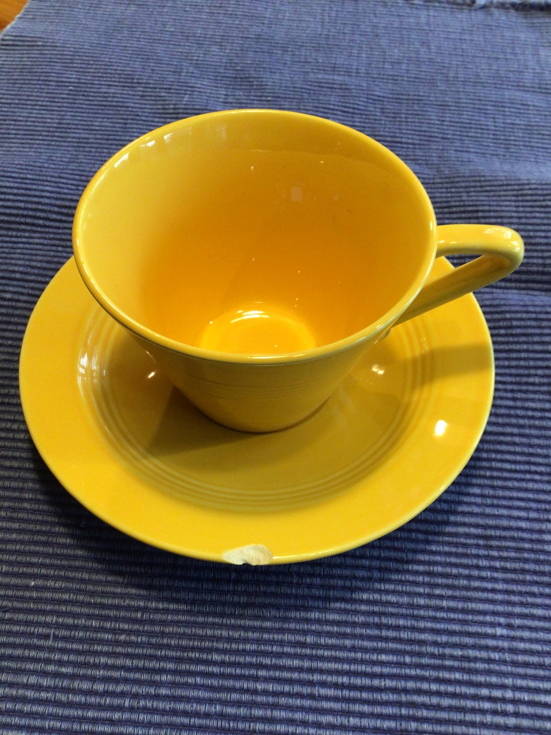 Harlequin Yellow Teacup - Etsy