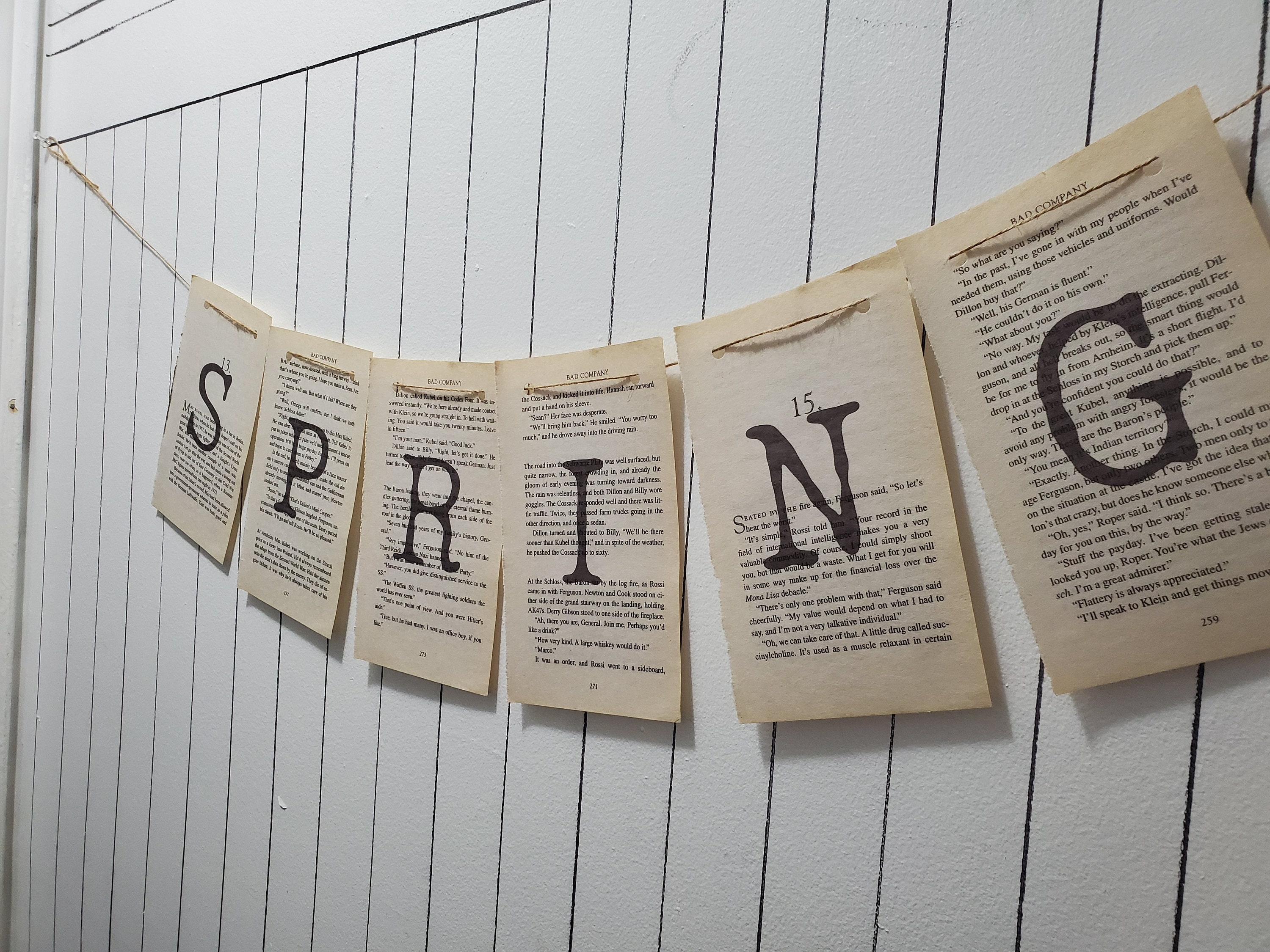 Spring Banner Spring Garland Spring Bunting | Etsy