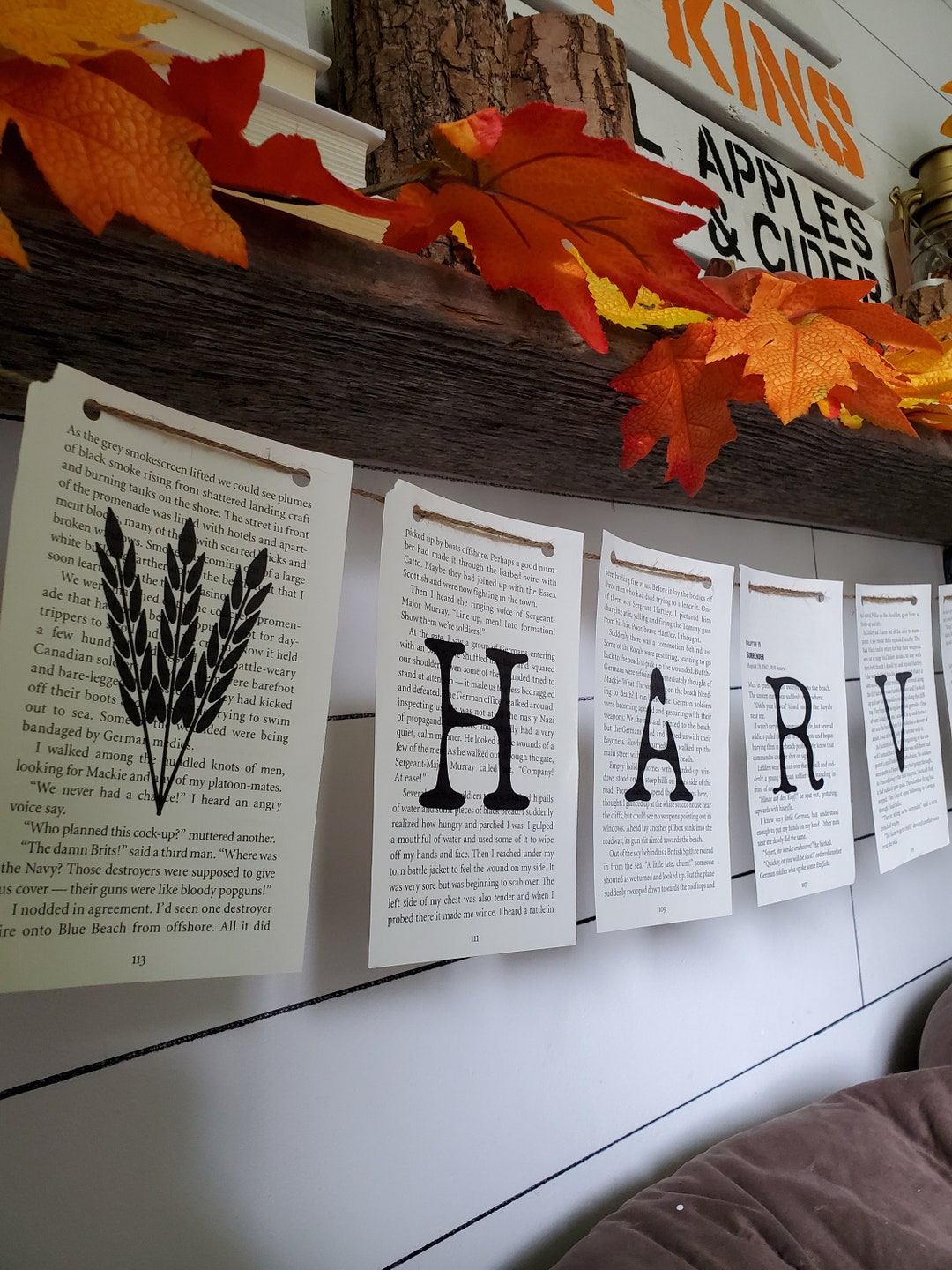 Fall Banner Fall Garland Fall Decor Fall - Etsy