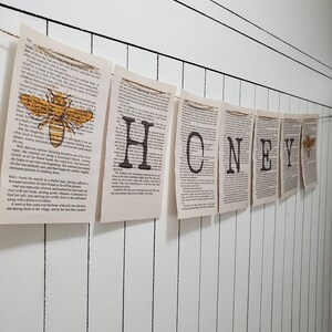 Farmhouse Banner, Farmhouse Garland, honey, Bunting Banner, Pennants ...