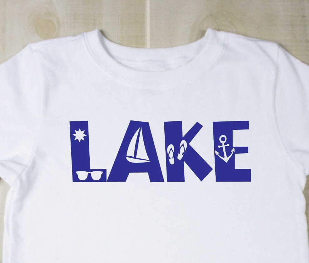 LAKE Cut Out Saying, SVG Cut File, Cricut Design Space, Silhouette ...
