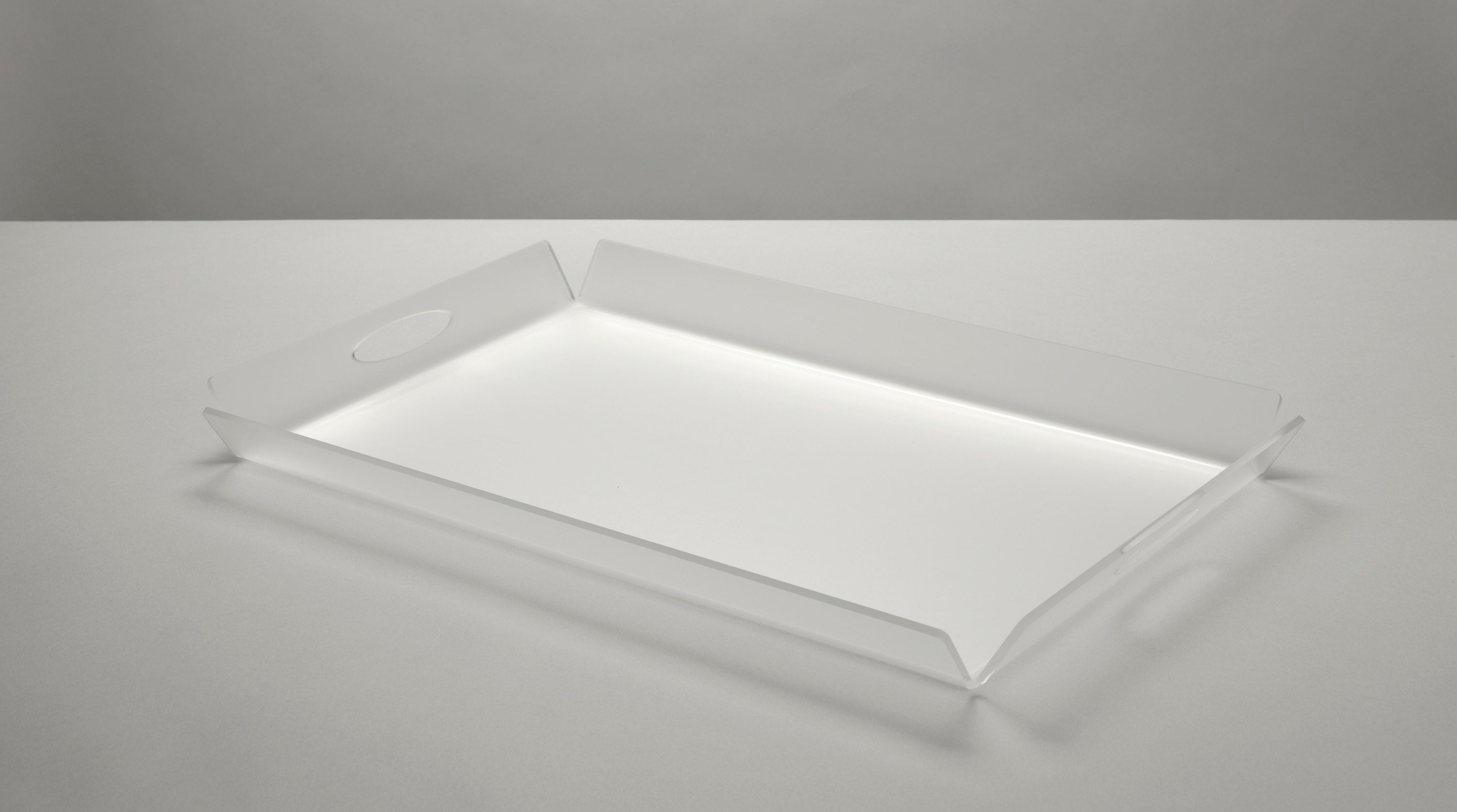 Contemporary Decorative Acrylic Rectangular Tray Neon Pink - Etsy