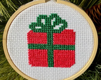 Joy Christmas Ornament Cross Stitch Pattern - Etsy