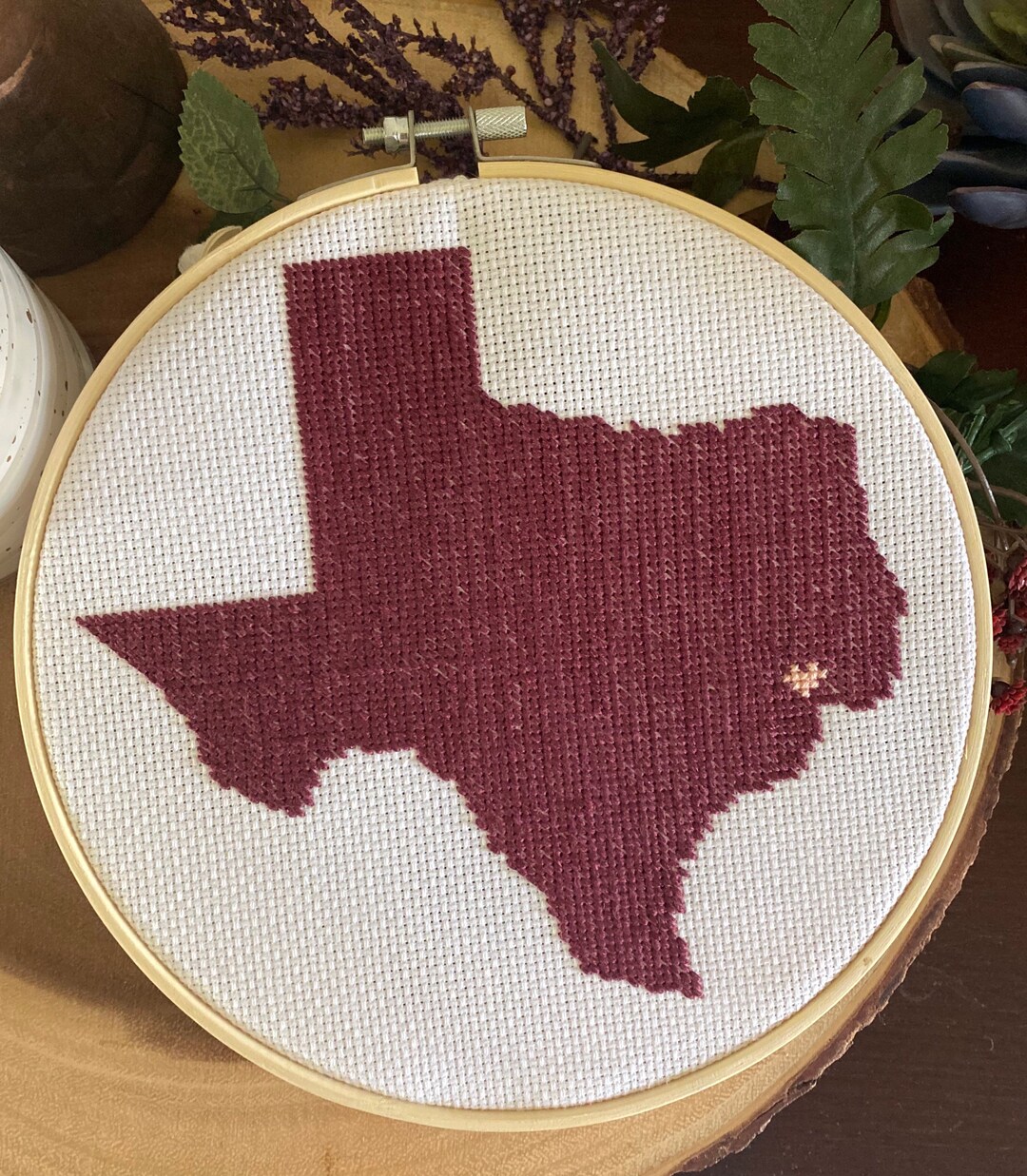Houston TX Cross Stitch - Etsy