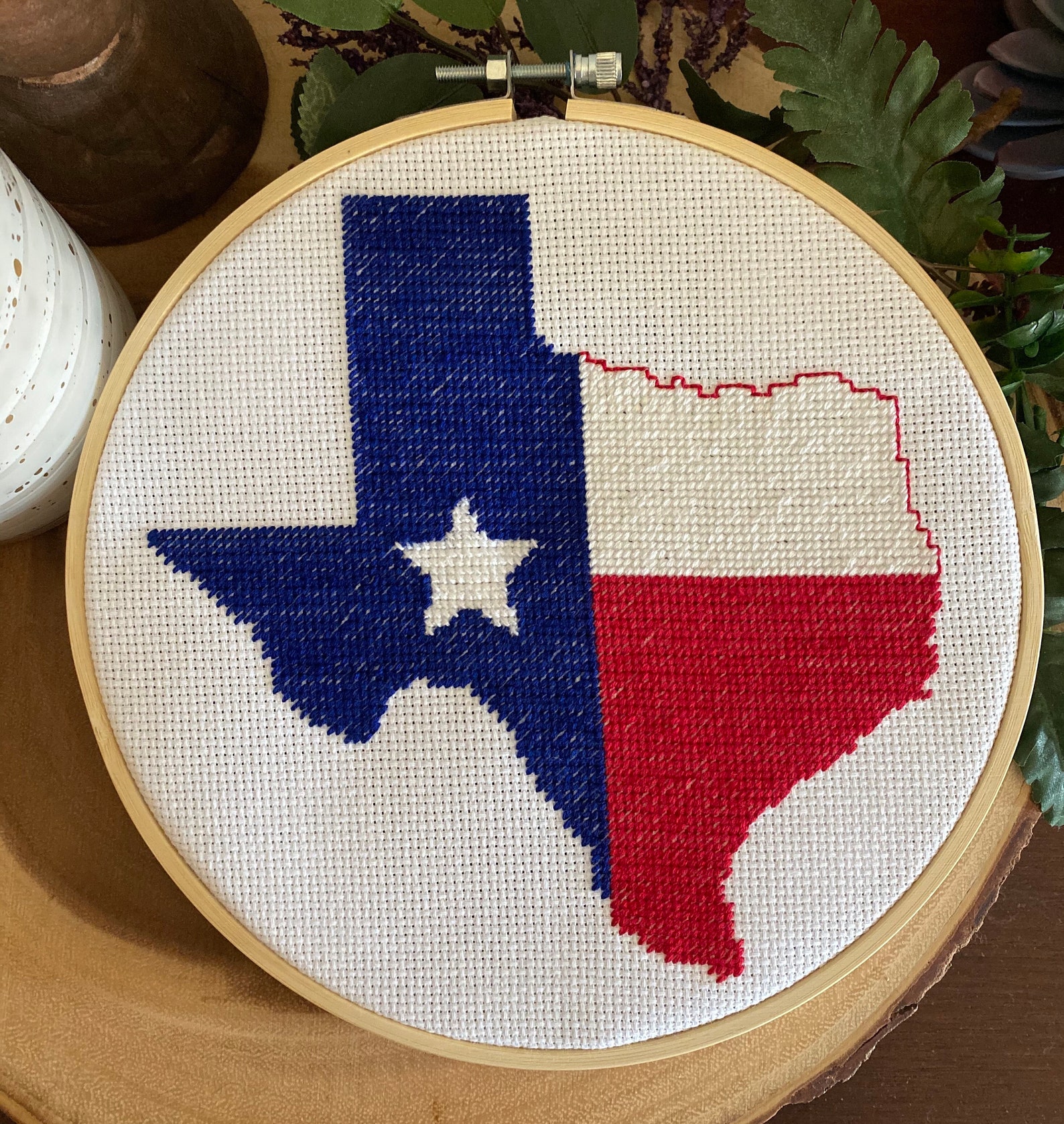 Texas Flag Cross Stitch Pattern - Etsy