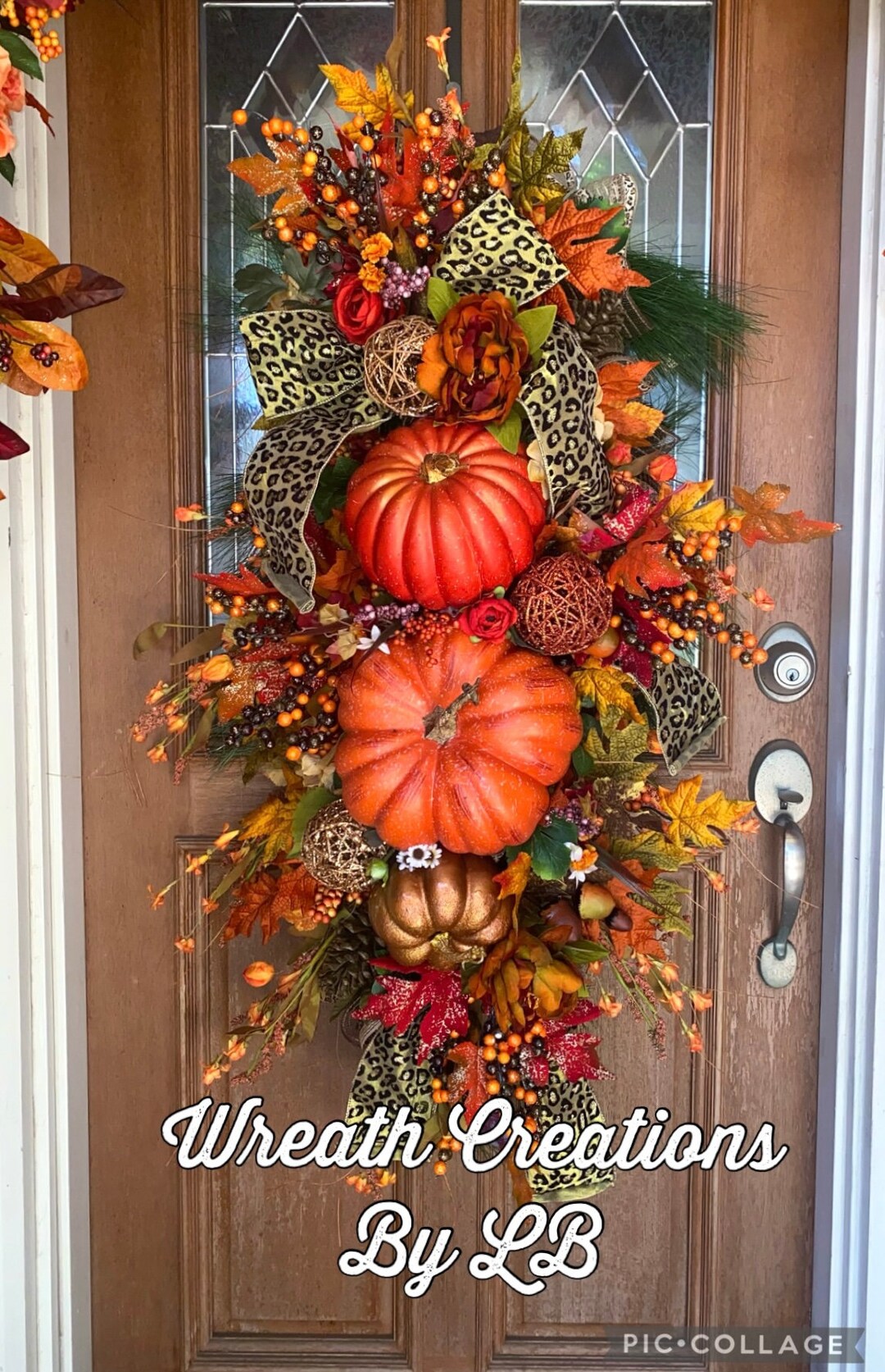 Fall Swag, Fall Pumpkin Swag, Harvest Wreath, Autumn Wreath, Pumpkin Swag, Pumpkin Patch Wreath ...