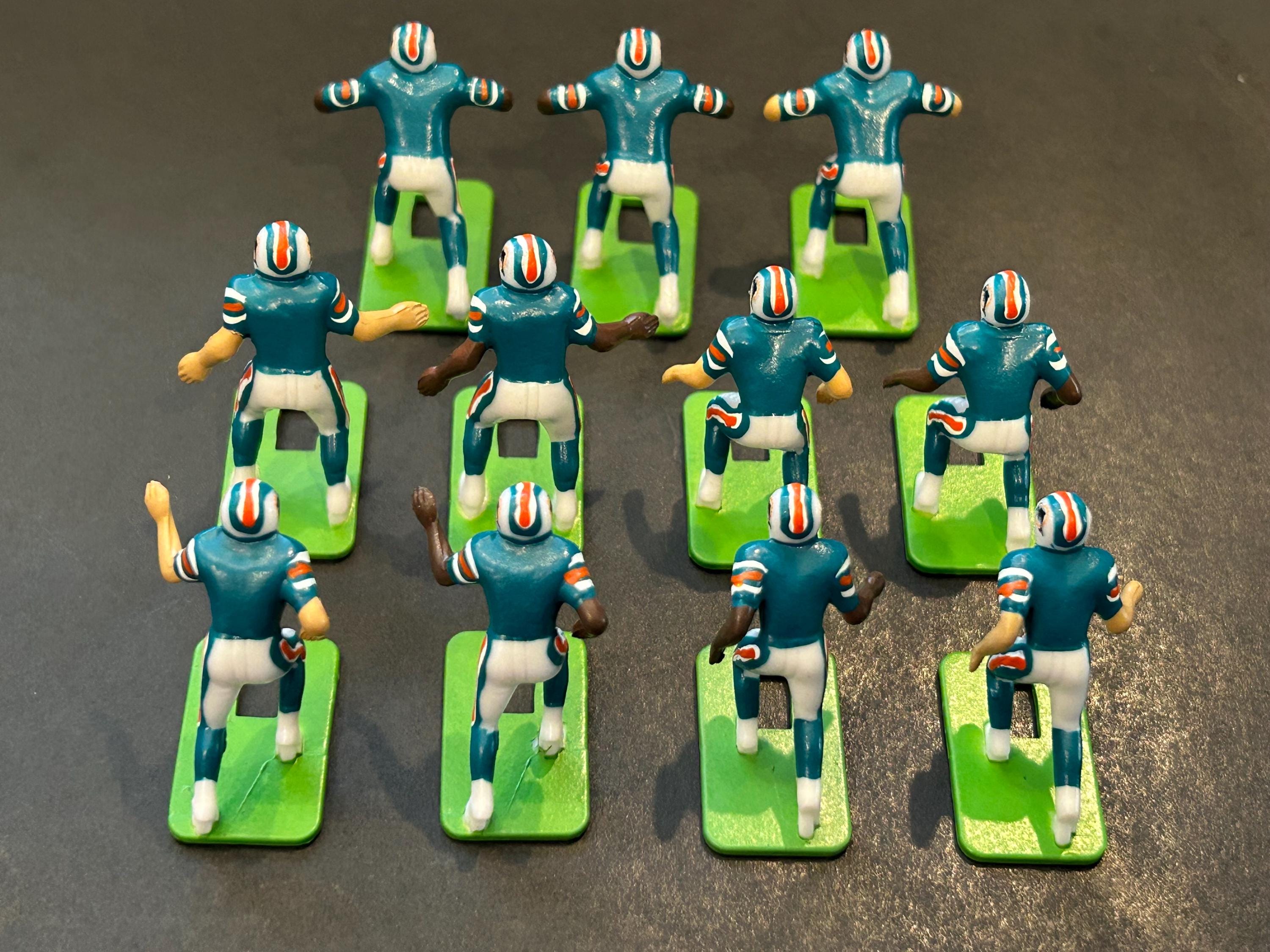 Electric Football Figures NFL Home Jersey Miami Dolphins Hand Painted ...