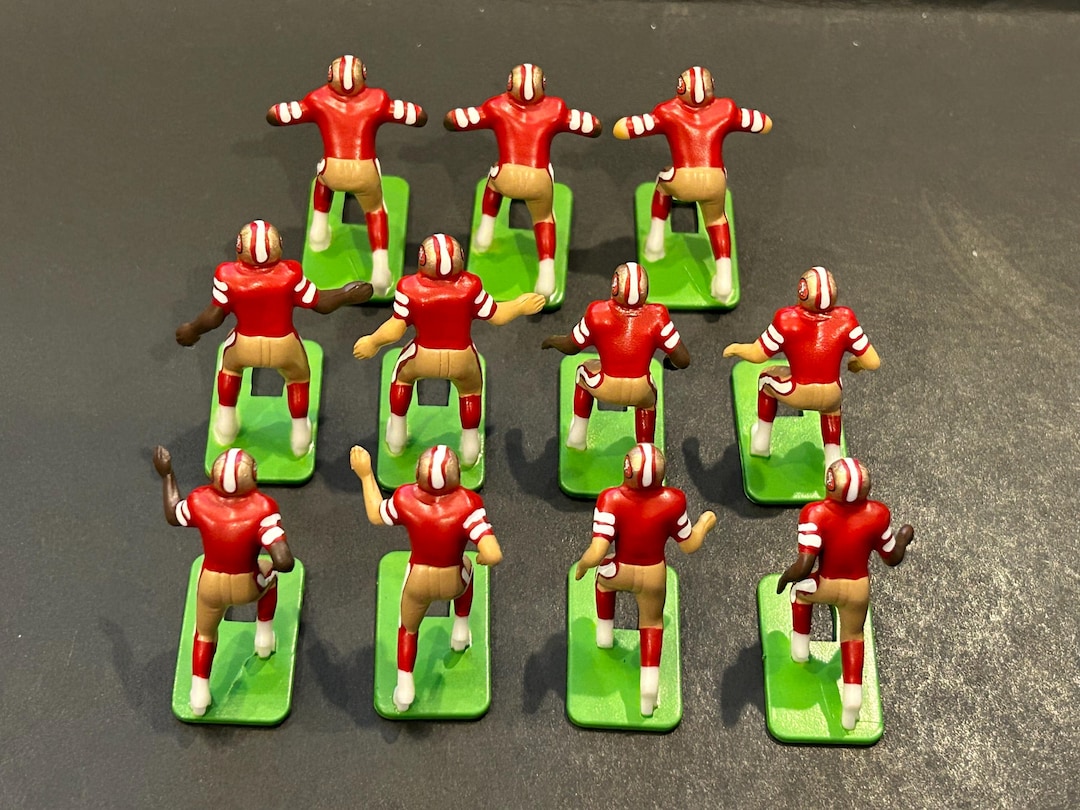 Electric Football Figures NFL Home Jersey San Francisco 49ers Hand ...