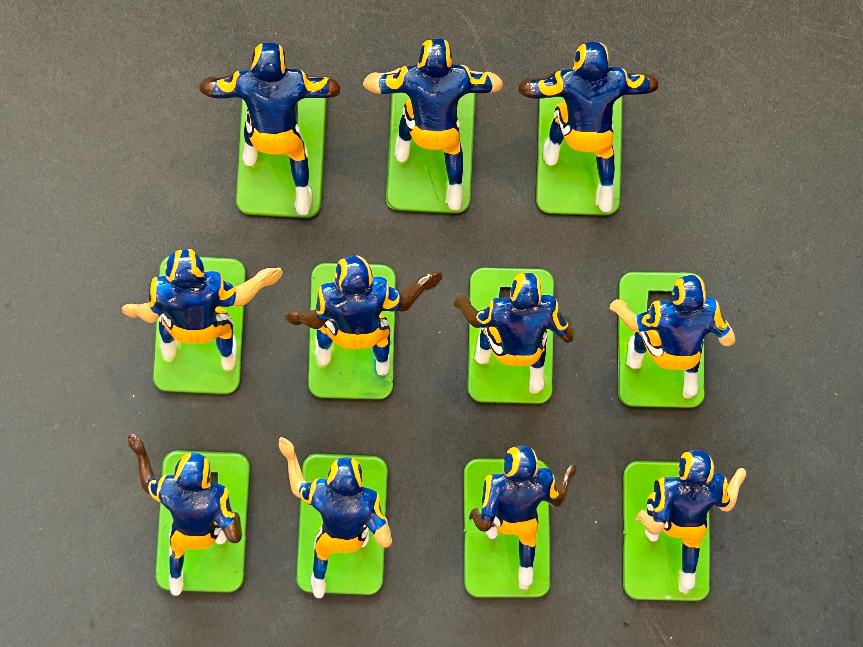 Electric Football Figures NFL Home Jersey Los Angeles Rams Hand Painted ...