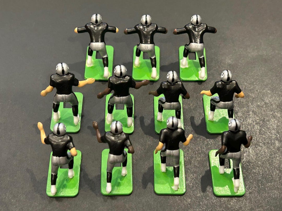 Electric Football Figures - AFL Home Jersey - (63) Oakland Raiders Hand ...