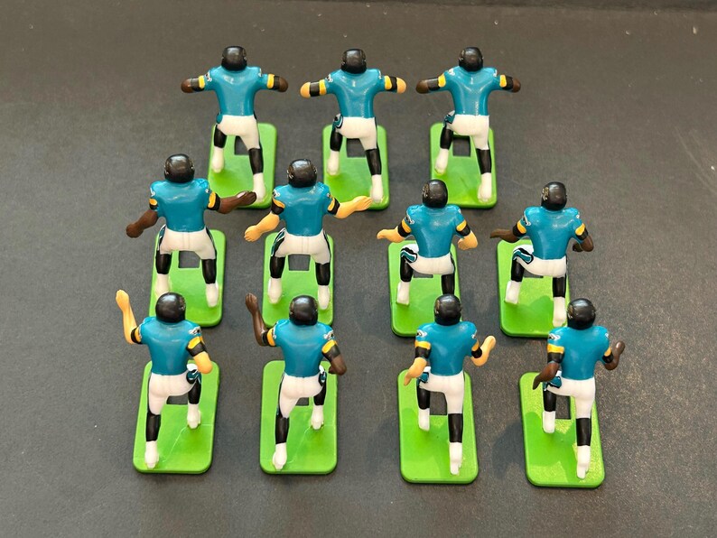 Electric Football Figures NFL Home Jersey Jacksonville Jaguars Hand ...