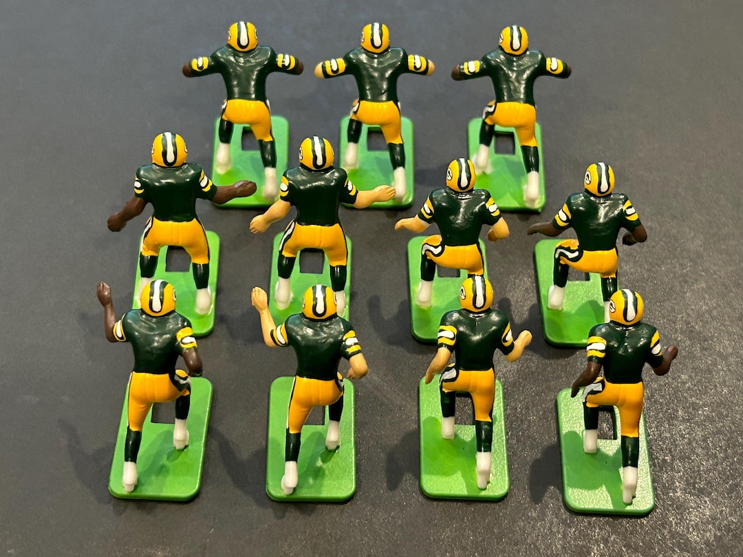 Electric Football Figures NFL Home Jersey Green Bay Packers Hand ...