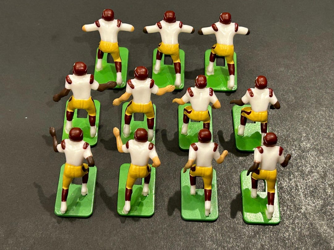 Electric Football Figures NFL Away Jersey Washington Redteam Hand ...