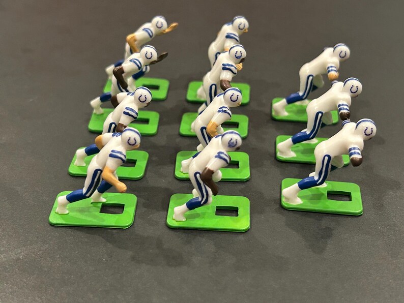 Electric Football Figures NFL Away Jersey Indianapolis Colts Hand ...