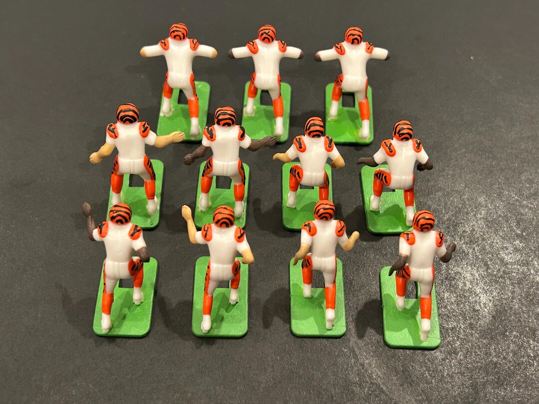 Electric Football Figures - NFL Away Jersey - Cincinnati Bengals Hand ...