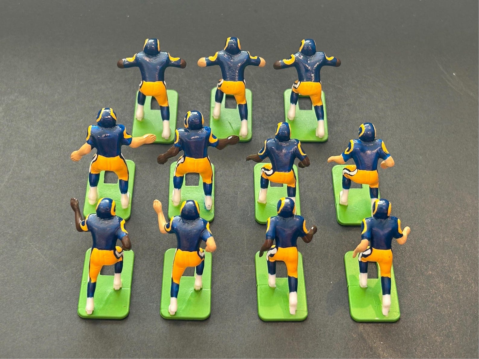 Electric Football Figures NFL Home Jersey Los Angeles Rams Hand Painted ...