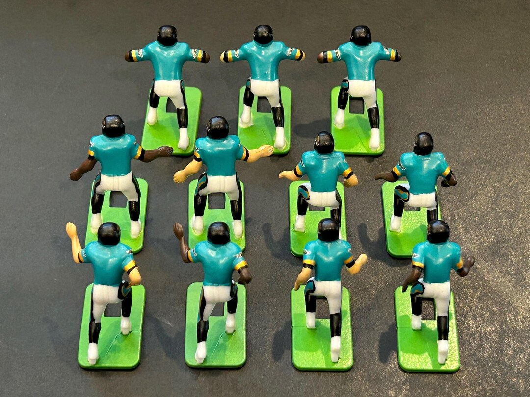 Electric Football Figures NFL Home Jersey Jacksonville Jaguars Hand ...