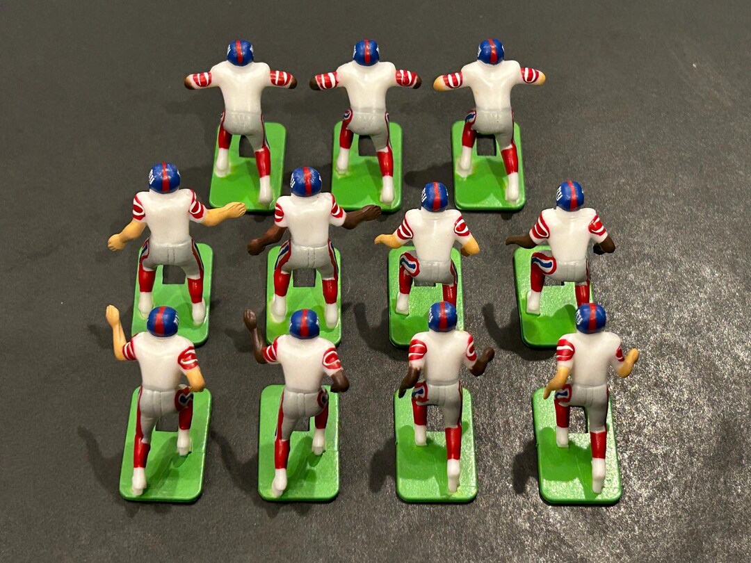 Electric Football Figures NFL Away Jersey New York Giants Hand Painted ...