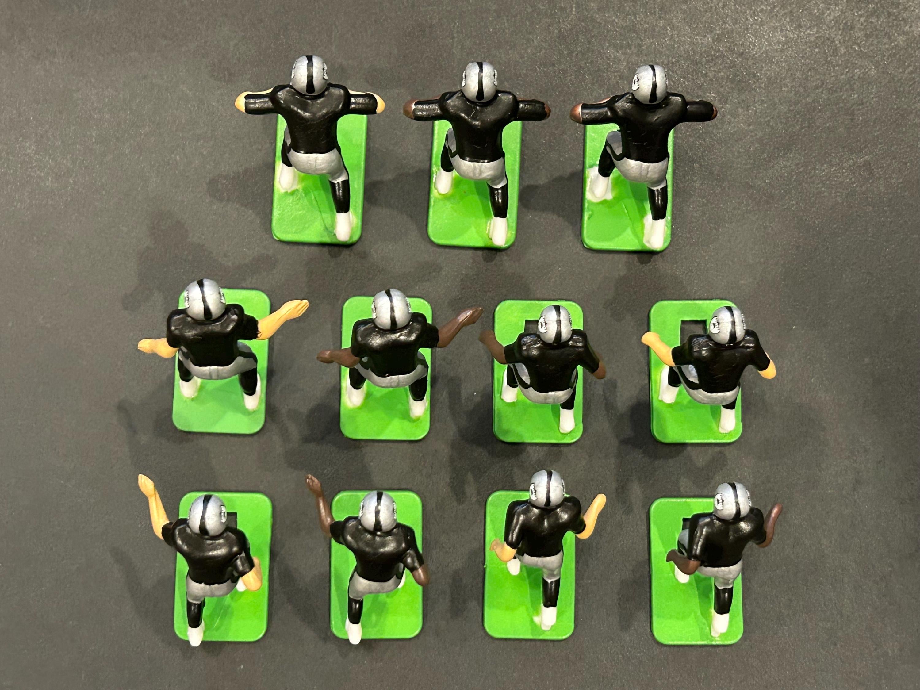 Electric Football Figures - AFL Home Jersey - (63) Oakland Raiders Hand ...