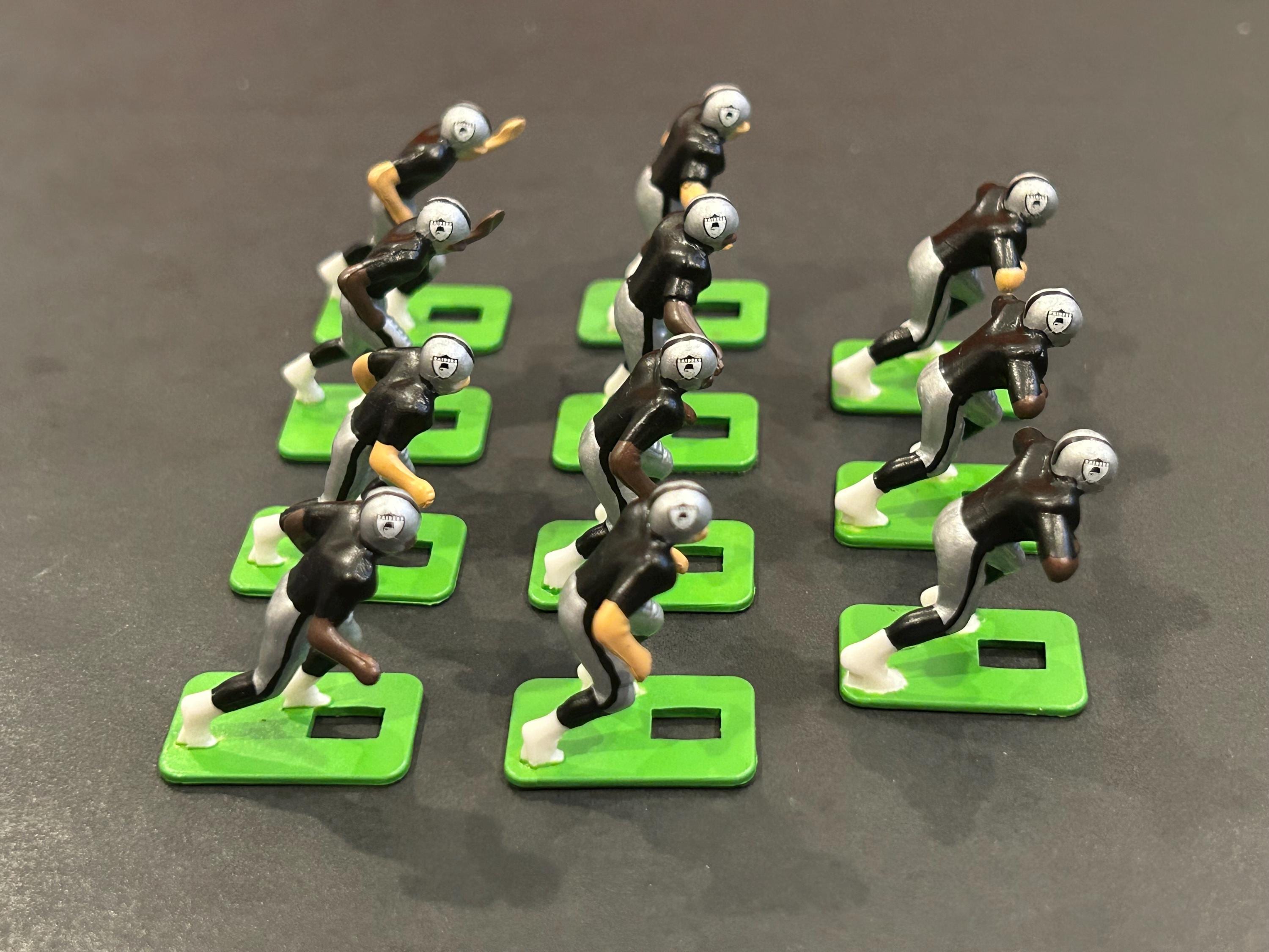 Electric Football Figures - AFL Home Jersey - (63) Oakland Raiders Hand ...