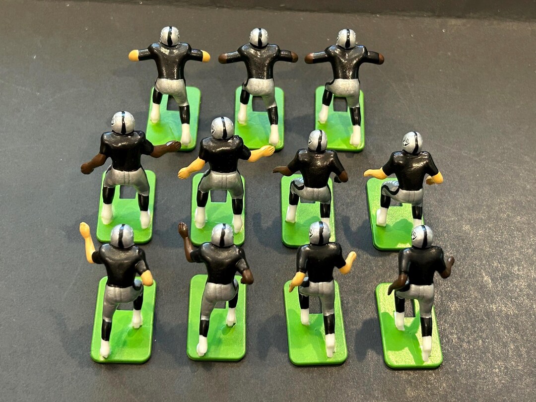 Electric Football Figures NFL Home Jersey Las Vegas Raiders Hand ...