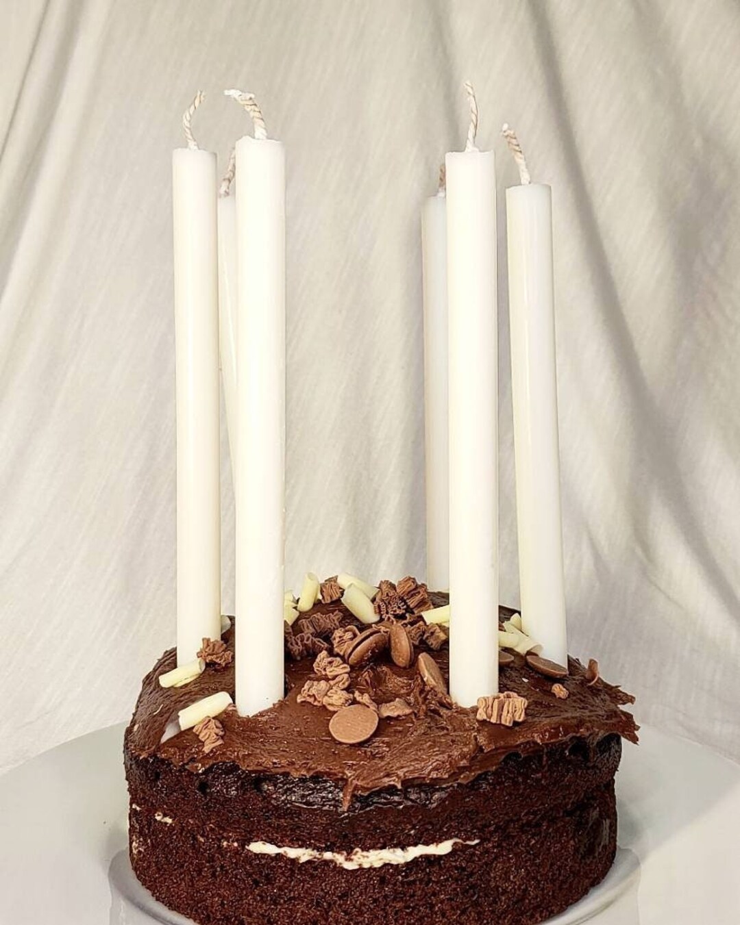 Tall Birthday Candles pack of 4 Eco Birthday Candles, Natural Birthday ...