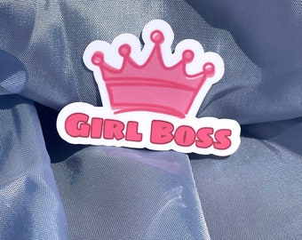 Girl Boss / Premium Die Cut Vinyl Sticker / FREE Shipping / Multiple ...